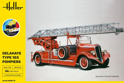 Heller 56780 Delahaye Type 103 Pompiers - Starter Kit