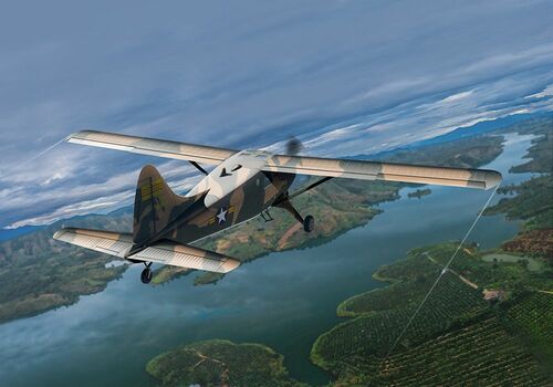 Miniwing 360 de Havilland Canada L-20 A Beaver in Vietnam War (1 kit boxed, 2 decal versions)