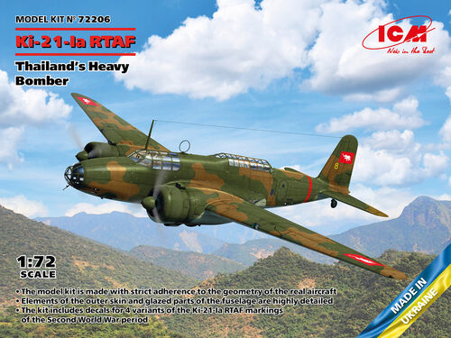 ICM 72206 Ki-21-Ia RTAF Thailand's Heavy Bomber