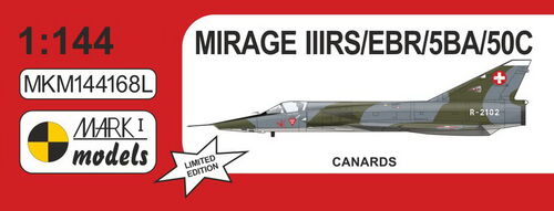Mark I Models 144168 Mirage IIIRS/IIIEBR/5BA/50C "Canards"