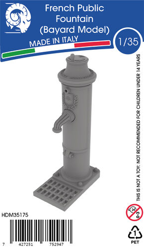 HD Models 35175 French public fountain boyard