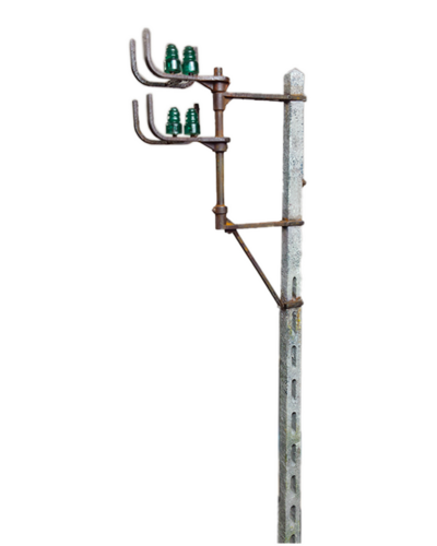 HD Models 35016 French concrete electric pole