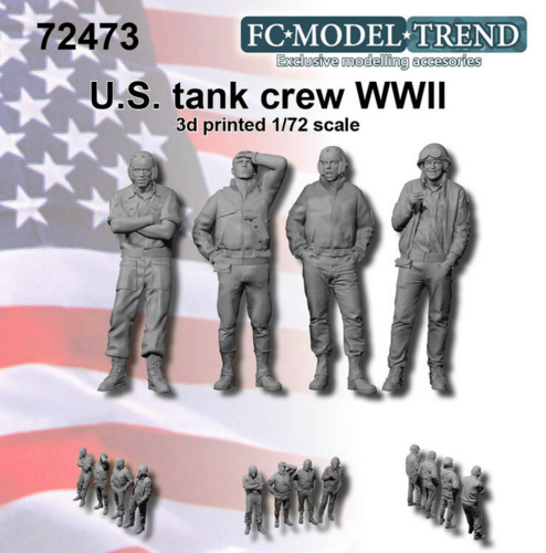 FC ModelTrend 72473 US tank crew WWII