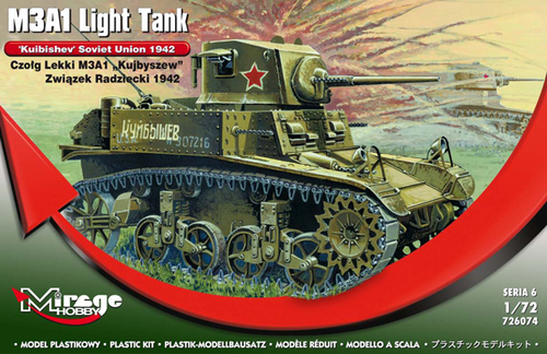 Mirage-Hobby 726074 Czołg Lekki M3A1 'Kujbyszew'