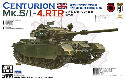 AFV Club 35328 Centurion British Main Battle Tank Mk.5/1-4.RTR Berlin Infantry Brigade BAOR