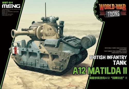 Meng Model WWT014 World War Toons A12 Matilda II