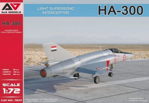 A & A Models 7207 Helwan HA-300 Light supersonic interceptor