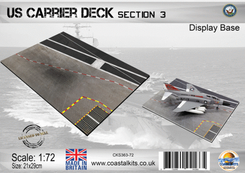 Coastal kits S363-72 US Carrier Deck Section 3 297 x 210mm