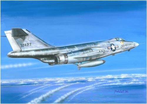 Valom 72124 McDonnell F-101A + Mk.7 nuclear bomb