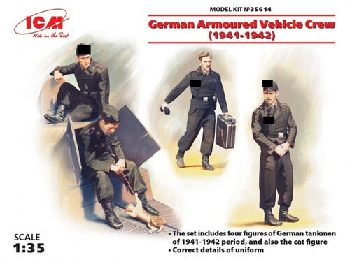 ICM 35614 German Armoured Vehicle Crew (1941-1942)