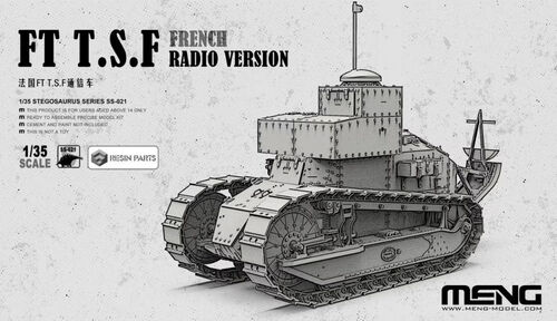 Meng Model SS021 French FT T.S.F - French Radio Version (including resin parts)