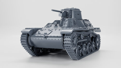 EMP3D 72011915 Tankietka Typ 97 Te-Ke - wersja późna - zamknięty właz