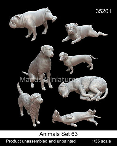 Mantis Miniatures 35201 Animals Set 63