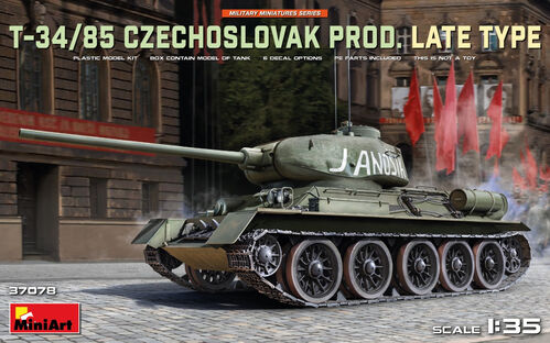 MiniArt 37078 T-34/85 Czechoslovak Prod. Late Type