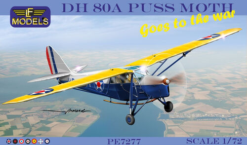 LF Models PE7277 de Havilland DH-80 A Puss Moth - Goes to the War