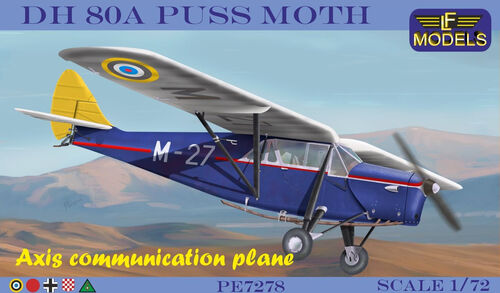 LF Models PE7278 de Havilland DH-80A Puss Moth - Axis Communication Plane
