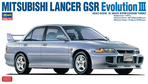 Hasegawa 20708 Mitsubishi Lancer GSR Evolution III
