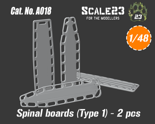 Scale23 48-A018 Spinal boards (Type 1) - 2 pcs