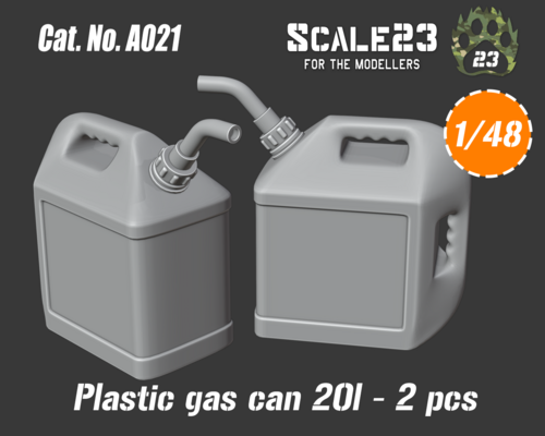 Scale23 48-A021 Plastic gas can 20l - 2 pcs