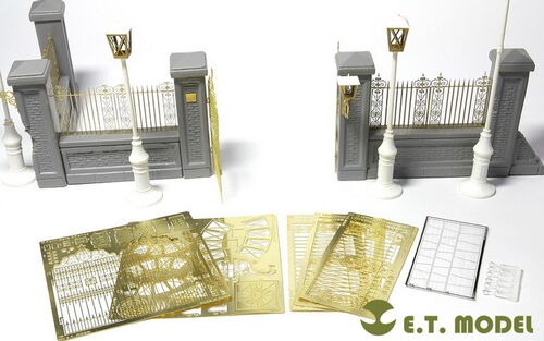 ET Model J35-001 Park Gate and Fence (for MiniArt Kit)