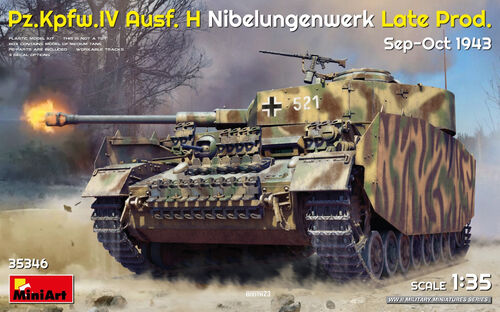 MiniArt 35346 Pz.Kpfw.IV Ausf. H Nibelungenwerk Late Prod. Sep-Oct 1943