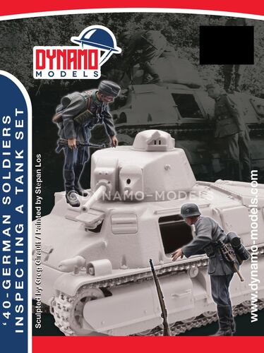 Dynamo-Models 48045 '40 - German Soldier Inspecting A Tank Set