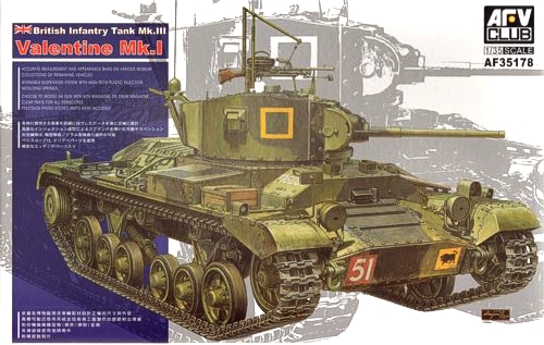 AFV Club 35178 British Infantry Tank Mk.III Valentine Mk.I