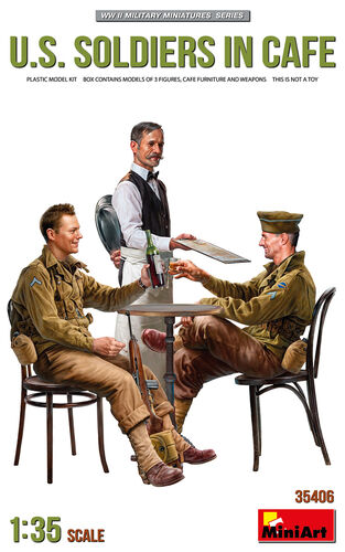 MiniArt 35406 U.S. Soldiers in Cafe