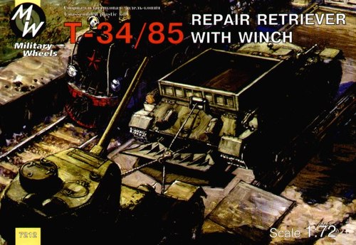 Military Wheels 7212 Soviet T-34/85 Recovery Vehicle