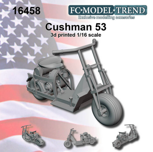 FC ModelTrend 16458 Cushman 53 US scooter WWII