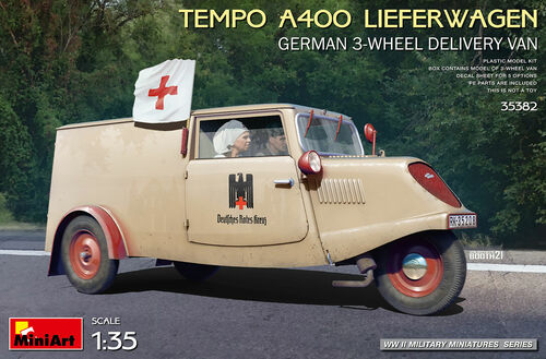 MiniArt 35382 Tempo A400 Lieferwagen German 3-Wheel Delivery Van