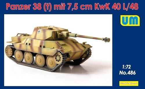 Unimodels 486 Panzer 38 (t) mit 7,5 cm KwK 40 L/48