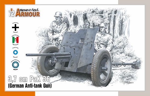 Special Armour 72024 3,7 cm PaK 36 (German Anti-tank Gun)