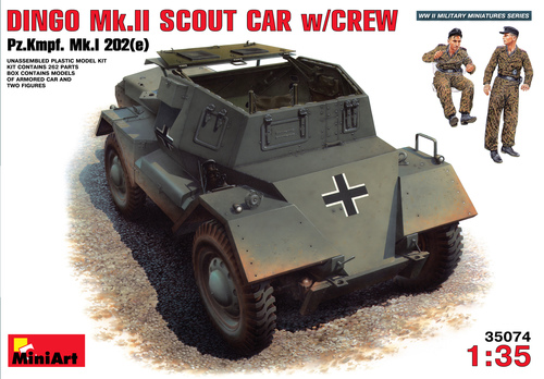 MiniArt 35074 Dingo Mk.II Scout Car w/Crew