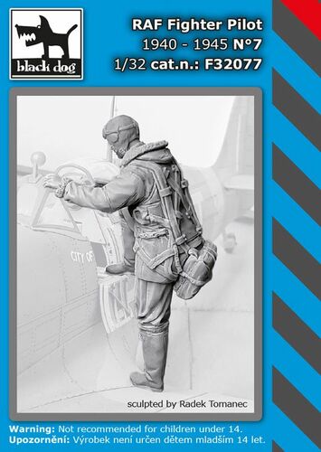 Black Dog F32077 RAF fighter pilot 1940-45 N °7