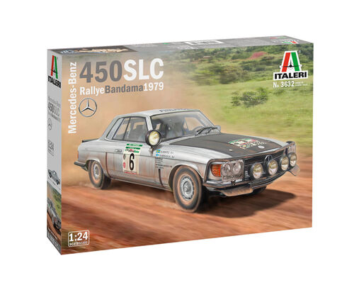 Italeri 3632 Mercedes-Benz 450SLC Rally Bandama 1979