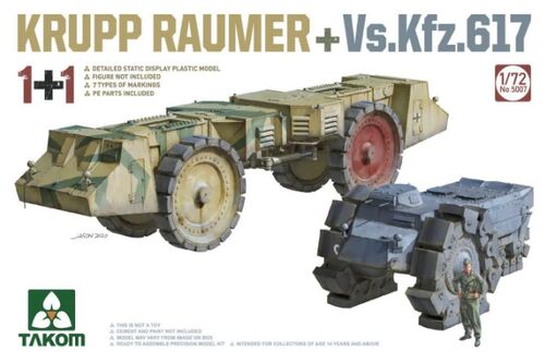 Takom 5007 Krupp Räumer + Vs.Kfz.617