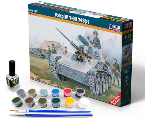 MisterCraft E03s PzKpfw T-60 743(r) - Model Set