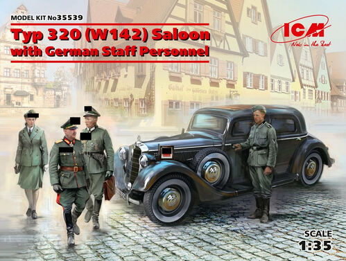 ICM 35539 Typ 320 (W142) Saloon with German Staff Personnel