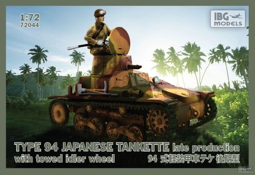 IBG 72044 TYPE 94 Japanese Tankette - late production with towed idler wheel