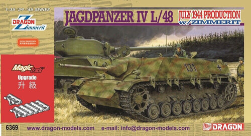 Dragon 6369 Jagdpanzer IV L/48 July 1944 Production w/Zimmerit (Magic Track Upgrade)