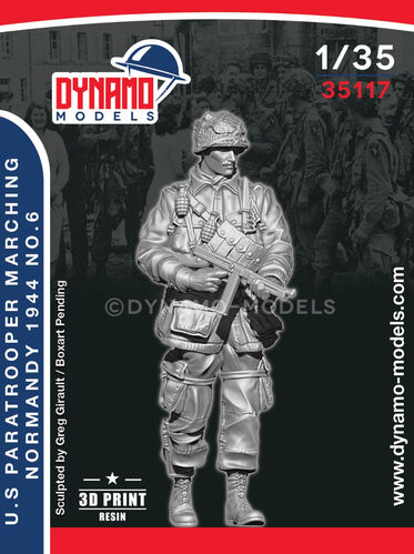 Dynamo-Models 35117 US Paratrooper ‘’SMG’’ Marching (Normandy 1944) No.6