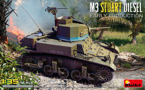MiniArt 35417 M3 Stuart Diesel (Early Production)