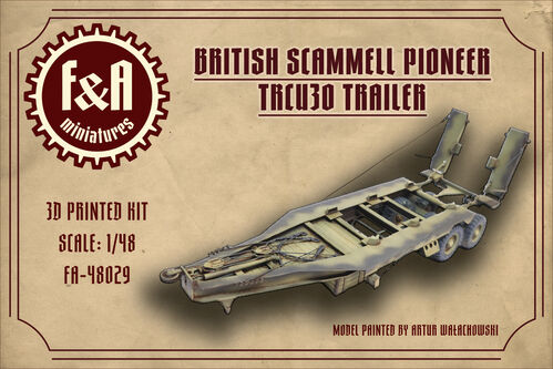 F&A Miniatures 48029 British Scammell Pioneer TRCU30 Trailer