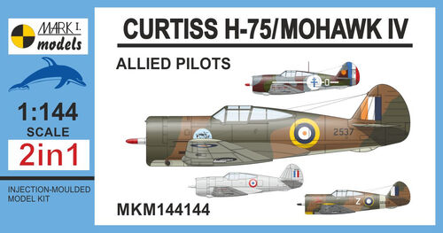 Mark I Models 144144 Curtiss H-75 A / Mohawk IV - Allied Pilots