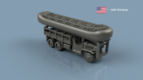L'Arsenal 2.0 3D144351 GMC 353 Barge - 3D printing (5 pcs)