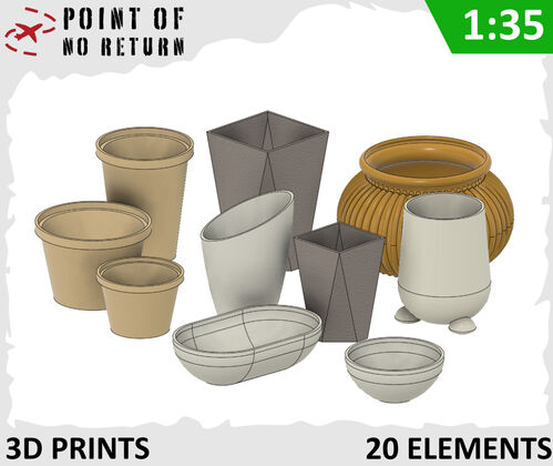 Point Of No Return 35-22031 Garden Pots