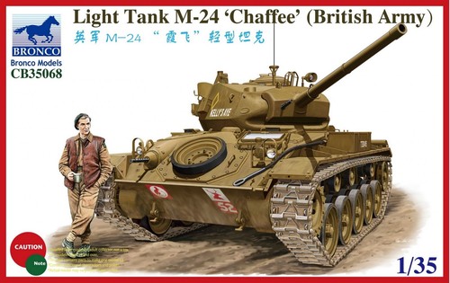 Bronco CB35068 Light Tank M-24 "Chaffee" (British Army)