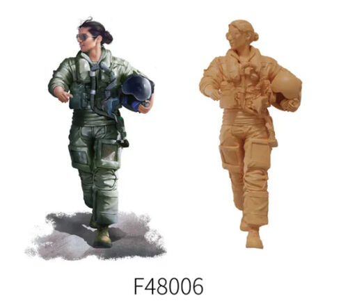 Galaxy-Model F48006 US Modern Female Pilot (for F-35 A/B/C Lightning II)
