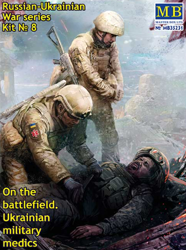 Master Box 35231 Russian-Ukrainian War Series - On The Battlefield, Ukrainian Military Medics (Kit No. 8)